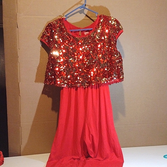 wonder nation | Bottoms | Wonder Nation Red Pant Suit With Sequin Top ...